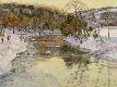 'Winter Landscape (Oil on Canvas)' Giclee Print - George Gardner Symons ...