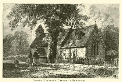 'George Herbert's Church at Bemerton' Giclee Print | Art.com