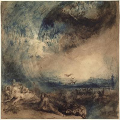 'Heaven Opened, 1850 (W/C on Paper)' Giclee Print - George Jones | Art.com