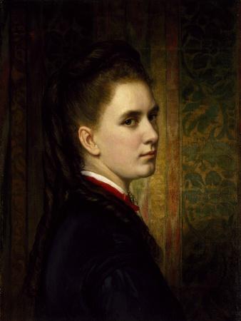 'Portrait of Maria Healy, the Artist's Daughter, C. 1871 (Oil on Canvas ...