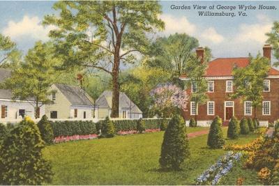 George Wythe House, Williamsburg, Virginia Art Print | Art.com