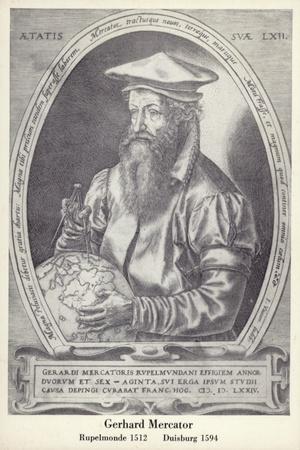 Gerardus Mercator Giclee Print | Art.com