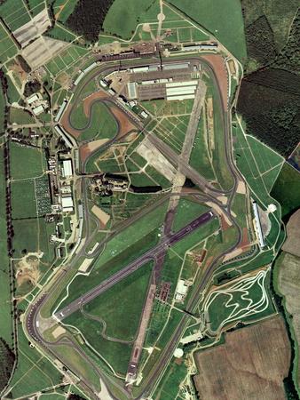 'Silverstone Race Track, Aerial Image' Photographic Print - Getmapping ...