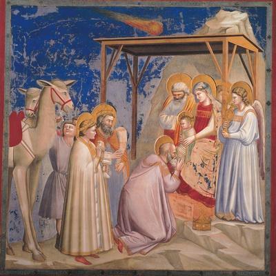 'Life of Christ, The Adoration of the Magi' Art Print - Giotto di ...