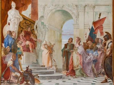 'Magnanimity of Scipio Africanus (Detail), 1743 (Fresco)' Giclee Print ...