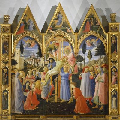'Deposition from Cross or Altarpiece of Holy Trinity, Circa 1432' Giclee Print - Giovanni Da ...