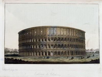 'Exterior of the Coliseum in Roman Antiquity - in “” the Old and Modern ...