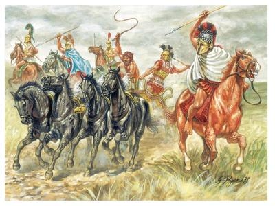 'Ancient Greece: Greek Cavalry Soldiers and Tank - Ancient Greece ...