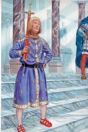 'Light and Auxiliary Troop of the Late Roman Empire' Giclee Print ...