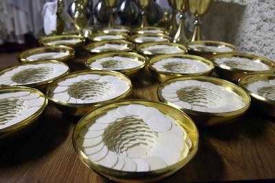 'Roman Catholic unleavened wafers for the Holy Communion, Sanctuary ...