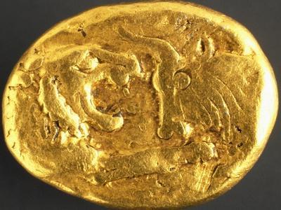 'Gold Croeseid from Lydia, Verso, Greek Coins' Giclee Print | Art.com