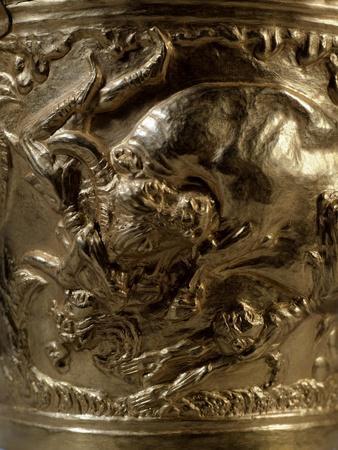 'Gold Cup from Vaphio Near Sparta' Giclee Print | Art.com
