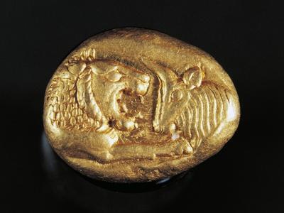Gold Stater of King Croesus Depicting Lion Facing Bull, Greek Coins ...