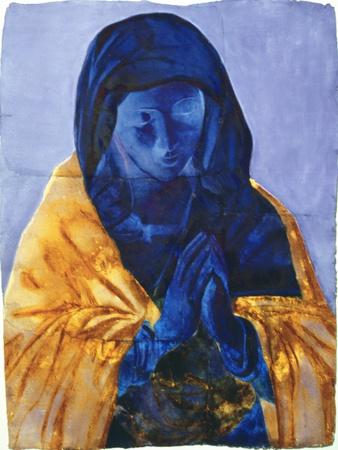 'Prayer (After Sassoferrato) 2005 (W/C on Handmade Indian Paper ...