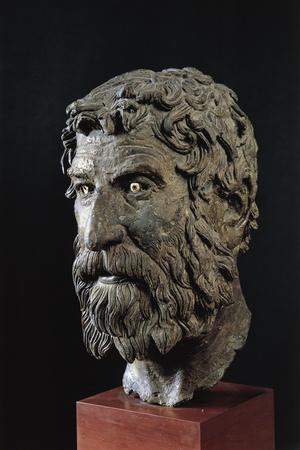 Greek Civilization, Bronze Head of Philosopher, from Antikythera ...