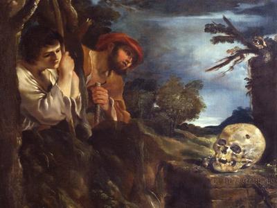 Shepherd of Arcadia, C.1618-22 (Oil on Canvas) Giclee Print - Guercino ...