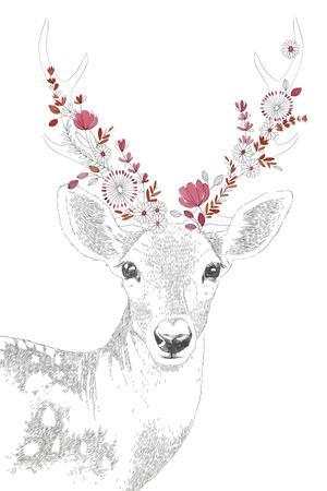 Woodland Wonders - Deer Giclee Print - Gunnarsdottir Maja | Art.com