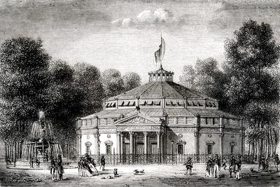 'Paris, France - Champs Elysees, Cirque National' Art Print - H^ Pisan ...