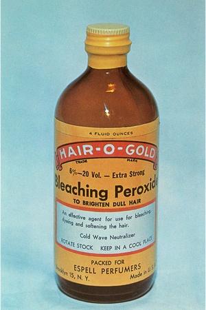 'Hair-O-Gold Bleaching Peroxide' Art Print | Art.com