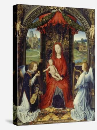 Virgin With Saints And Angels Hans Memling