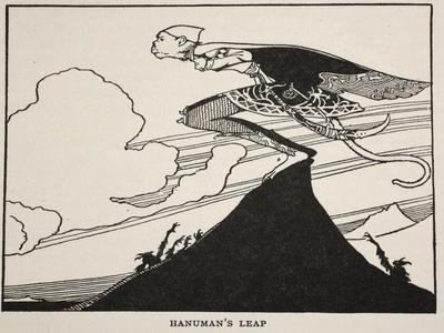 'Hanuman's Leap, Illustration from 'The Book of Myths', 1925' Giclee ...