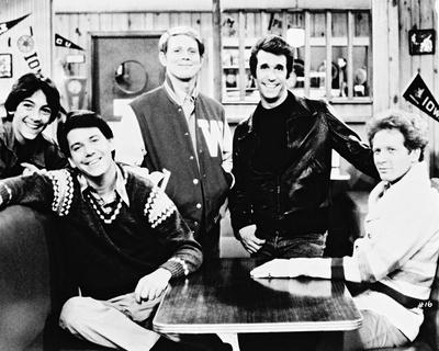 Fonzie Happy Days Poster