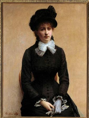 'Portrait of Louise Riesener Louise Riesener (1860-1944) is the ...