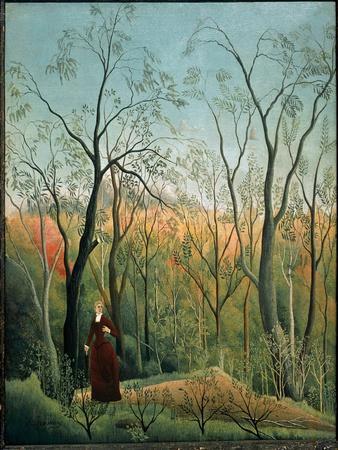 'Walk in the Forest Painting by Henri Rousseau Dit Le Douanier Rousseau ...