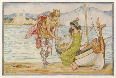 '"The Horse and the Sword" Sigurd Gives the Ring to Helga, an Icelandic ...