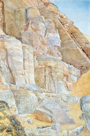 'The Great Temple of Abu Simbel - Newmann, Henri Roderick (1833-1918 ...