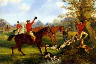 'The Finish, C.1840 (Oil on Canvas)' Giclee Print - Henry Thomas Alken ...