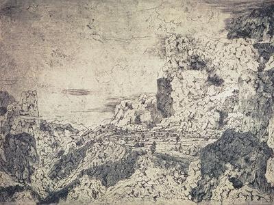 'Rocky Landscape' Giclee Print - Hercules Seghers | Art.com