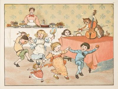 'Hey, Diddle, Diddle, from the Hey Diddle Diddle Picture Book, Pub.1882 ...