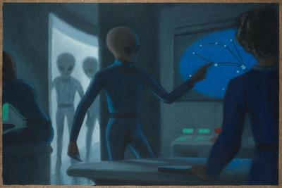 Alien Abduction Art