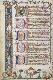 Historiated initial D and four decorated initial Ds, with border Giclee ...