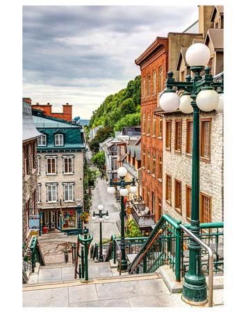 'Historic District Old Quebec' Art Print | Art.com