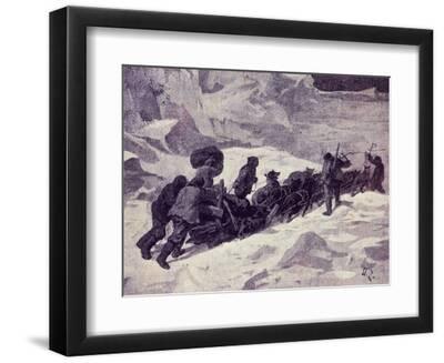 History of Danish Explorer Ludvig Mylius Erichsen Framed Giclee Print ...