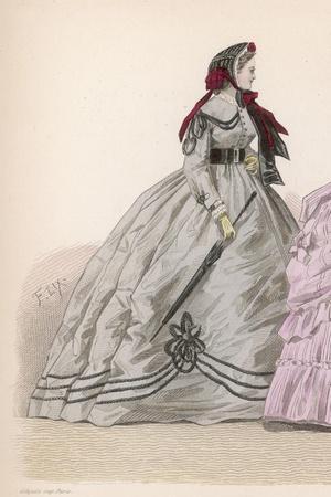 'History of Fashion 1865' Art Print | Art.com
