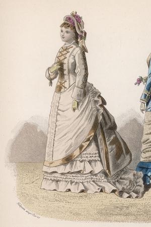 'History of Fashion 1875' Art Print | Art.com