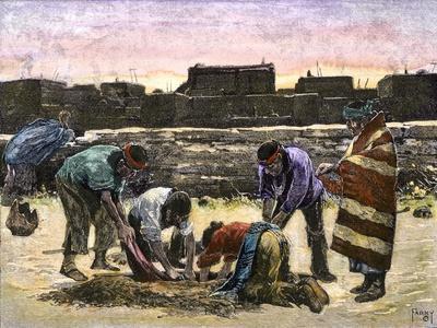 History of Indigenous Peoples: Funeral Ceremony in Zuni Pueblo, New ...