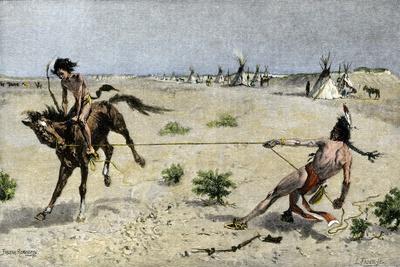 History of Indigenous Peoples. Plains Indians Method of Training a ...