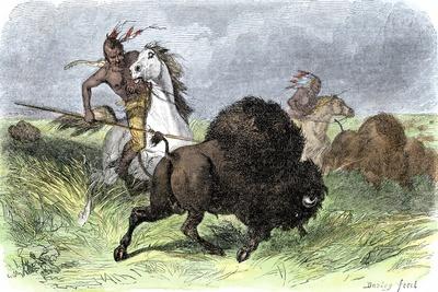 History of Indigenous Peoples: Plains Indians on Horseback to Hunt ...