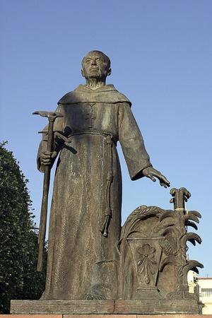 History of Religions: Statue of Pere Junipero Serra, Spanish Franciscan ...