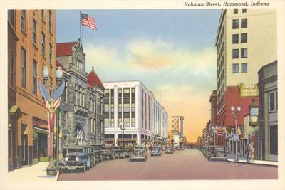 'Hohman Street, Hammond, Indiana' Art Print | Art.com