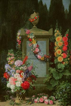 'Homage to Gerard Van Spaendonck, 1830 (Oil on Canvas)' Giclee Print ...