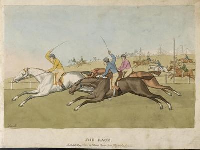 'Horse Racing' Art Print | Art.com