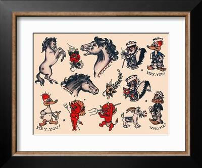 Traditional Little Devil Tattoo