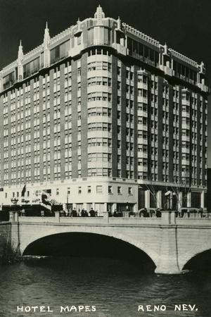 'Hotel Mapes, Reno, Nevada' Art Print | Art.com