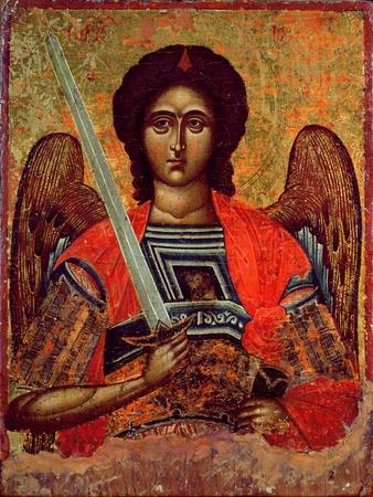 Icon of the Angel Michael, Greek, 18th Century Giclee Print | Art.com