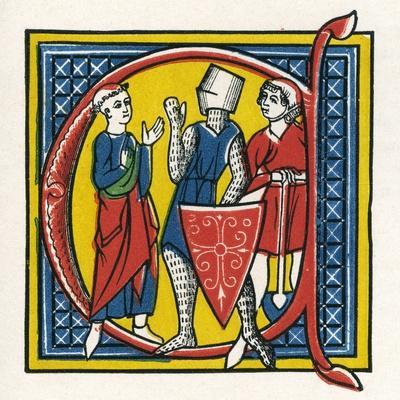 Illuminated Letter C Art Print | Art.com